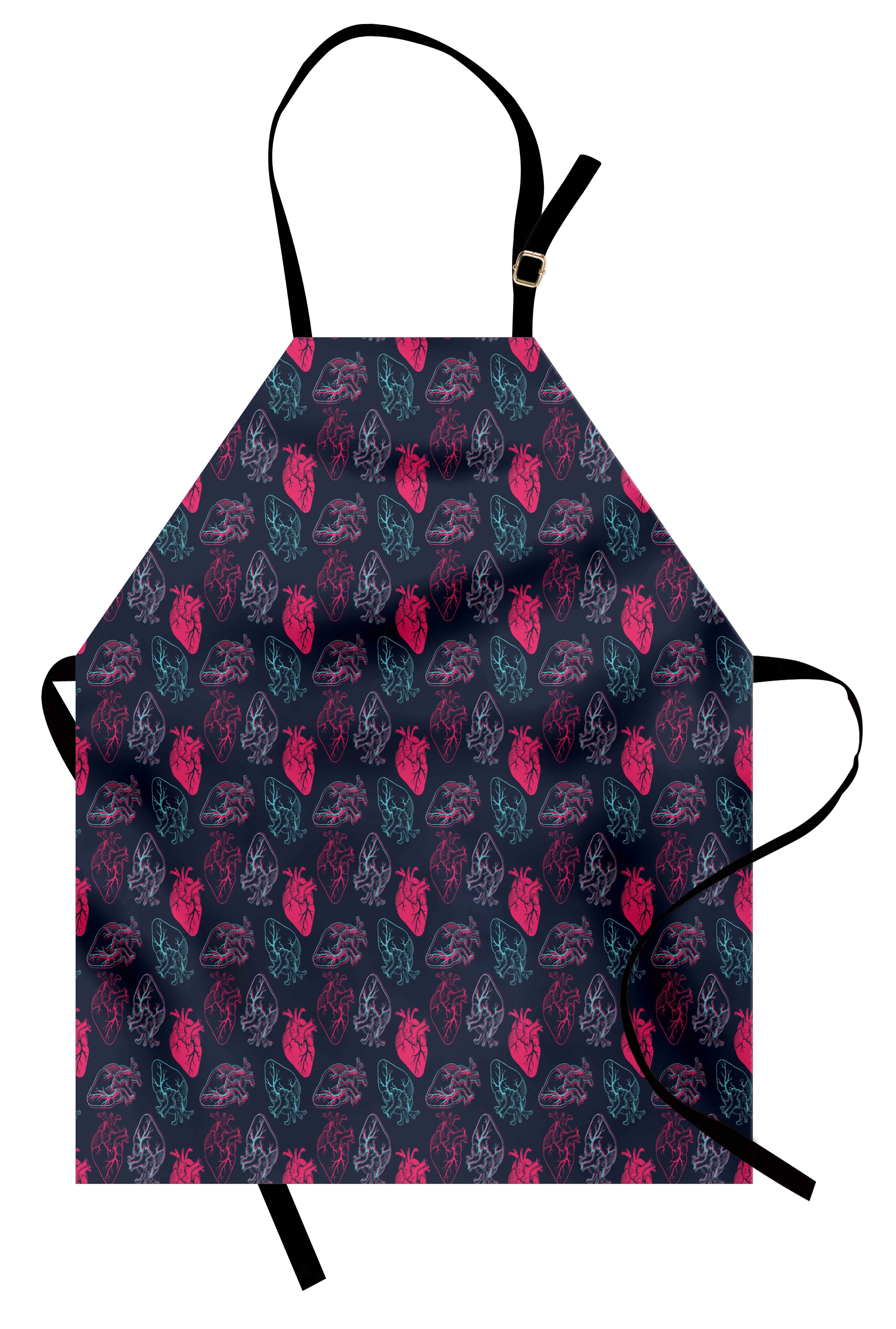 Human Anatomy Apron, Anatomical Heart Analogy Veins Stems Palpitating ...