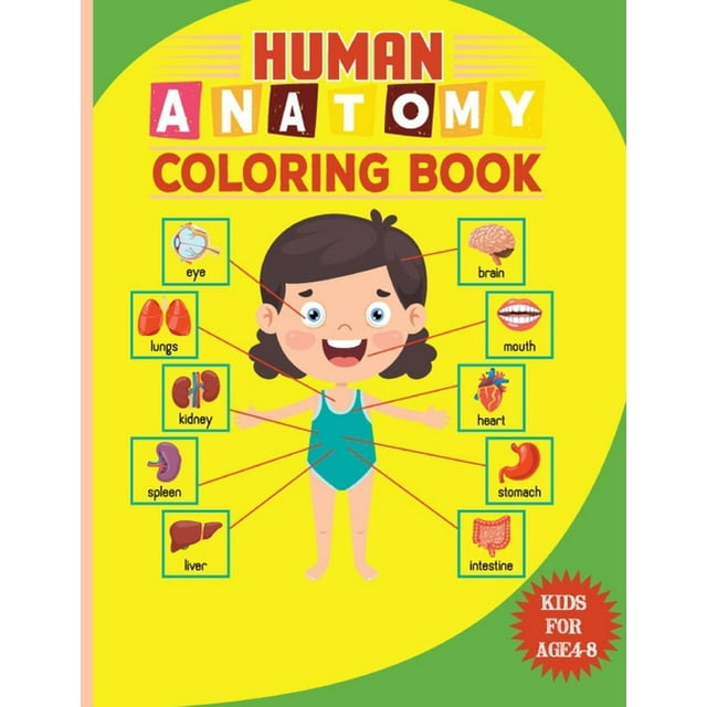 Human Anatomy Coloring Book For Kids - Walmart.com