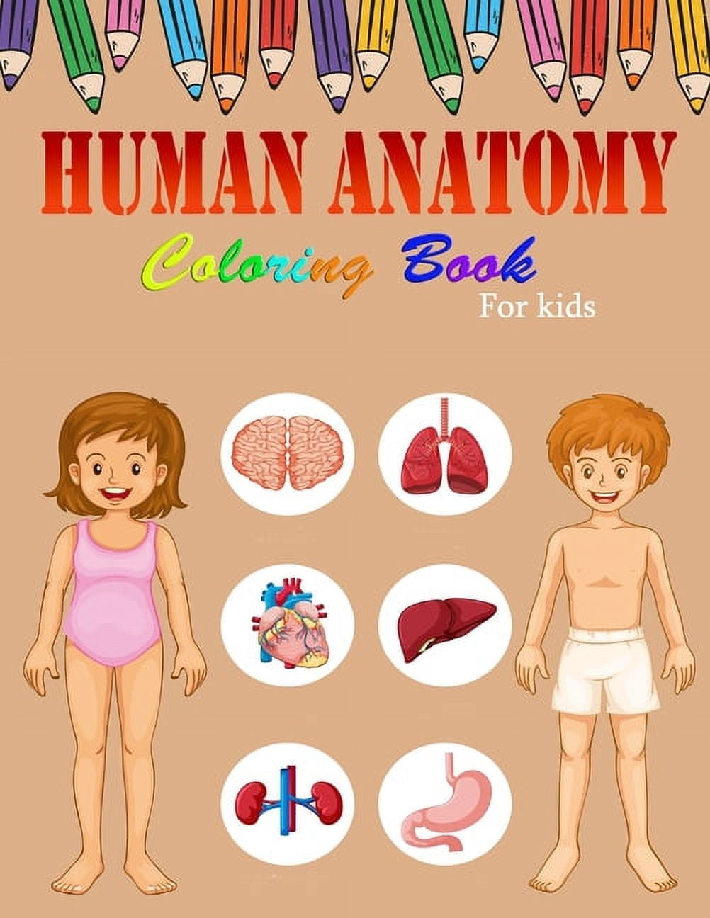Human Anatomy Coloring Book For Kids: A Coloring, Activity & Medical ...