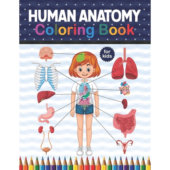 Human Anatomy Coloring Book For Kids: Get To Know The Human Organs Kids ...