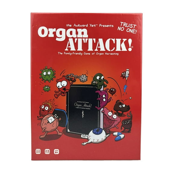 Human Anatomy Educational Card Game - Organ Attack Strategy Board Game ...