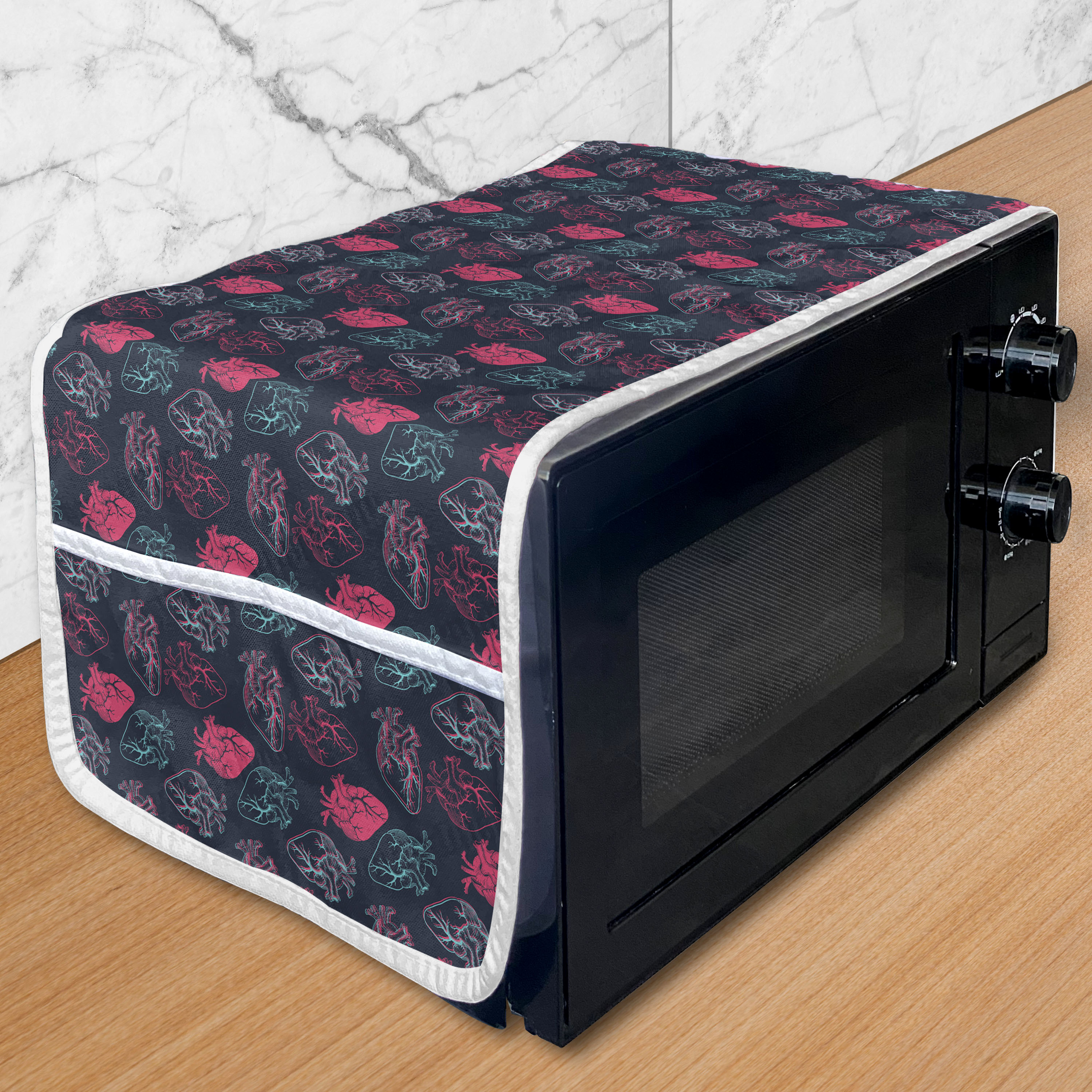 Human Anatomy Microwave Oven Cover, Anatomical Heart Analogy Veins ...