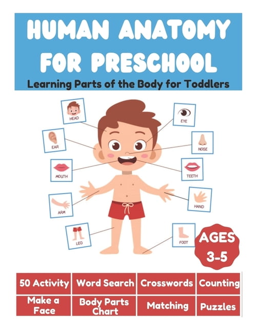 Human Anatomy for Preschool - Learning Parts of the Body for Toddlers ...