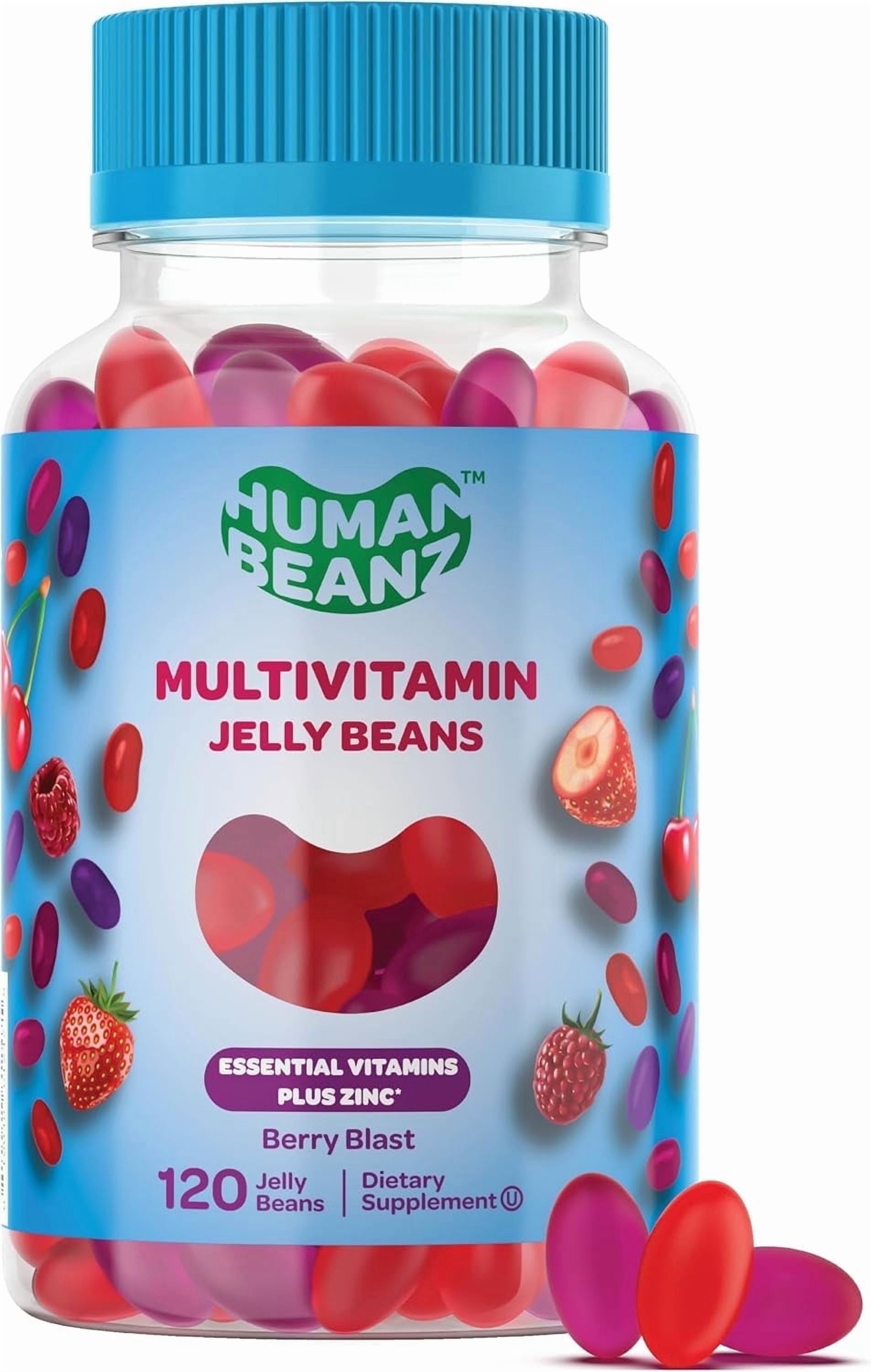 Human Beanz, Multivitamin Gummies, 120 Berry, Adults Immune Support ...