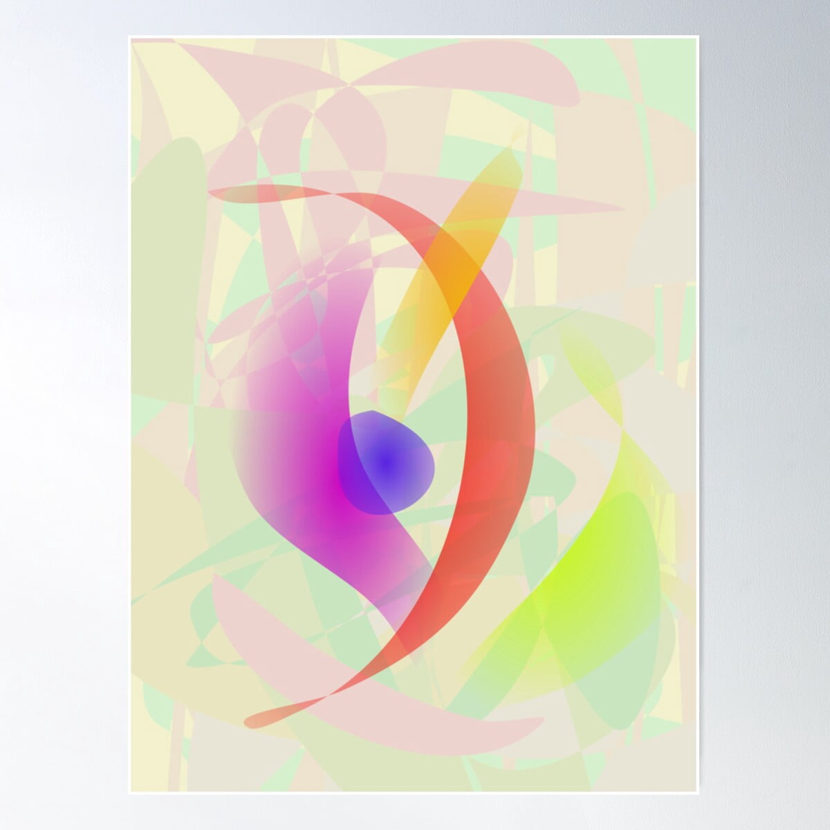 Human Being Gentle Poster Wall Art, Modern Wall Decor For Living Room ...
