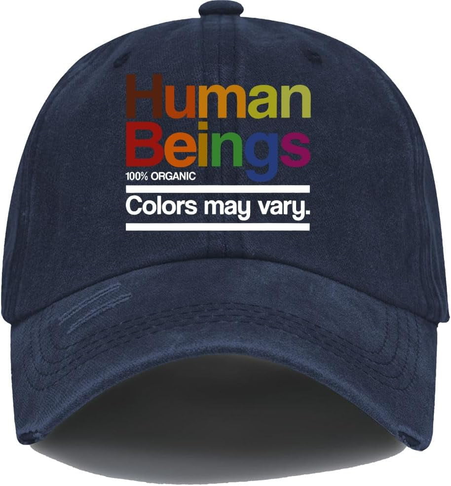 Human Beings Colors May Vary Human Rights Equality Hat, Rights Cap ...