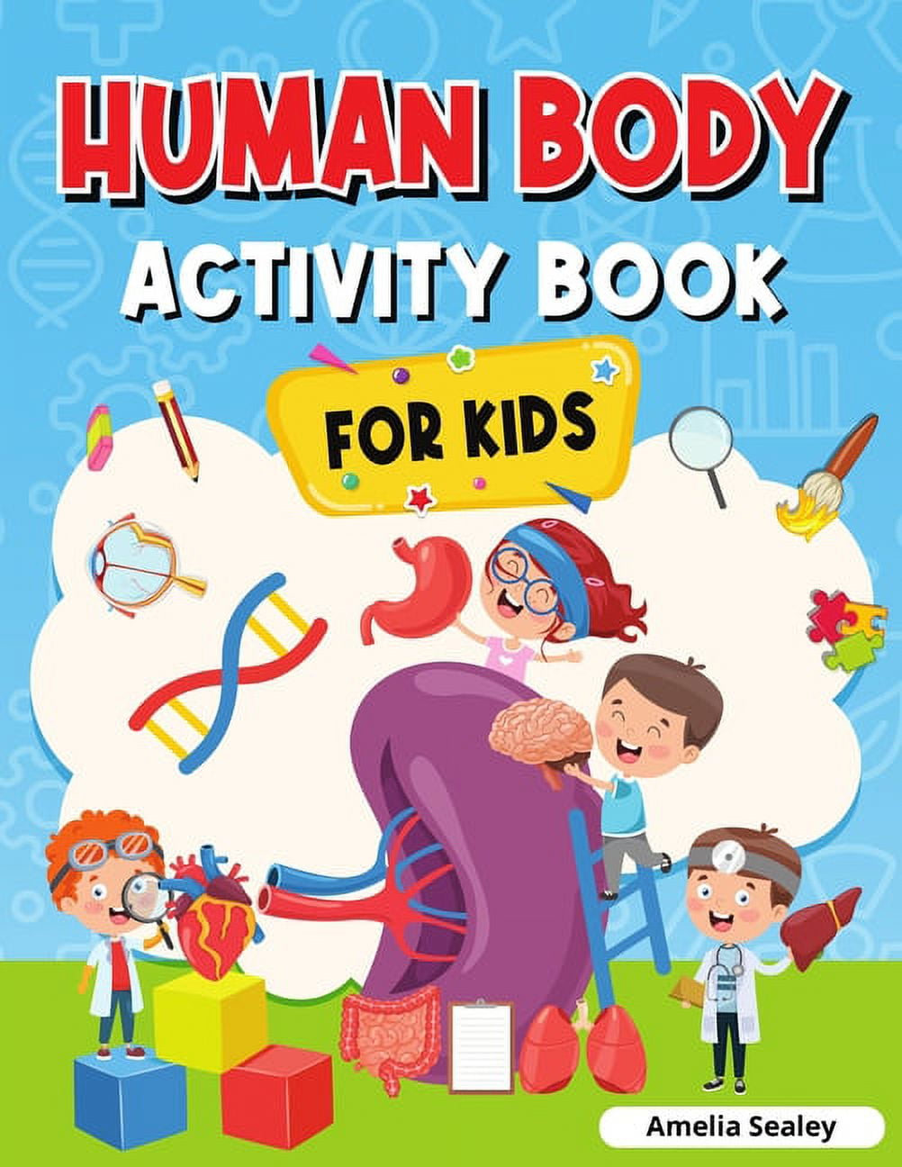 Human Body Activity Book for Kids: Kids Anatomy Book (Paperback ...