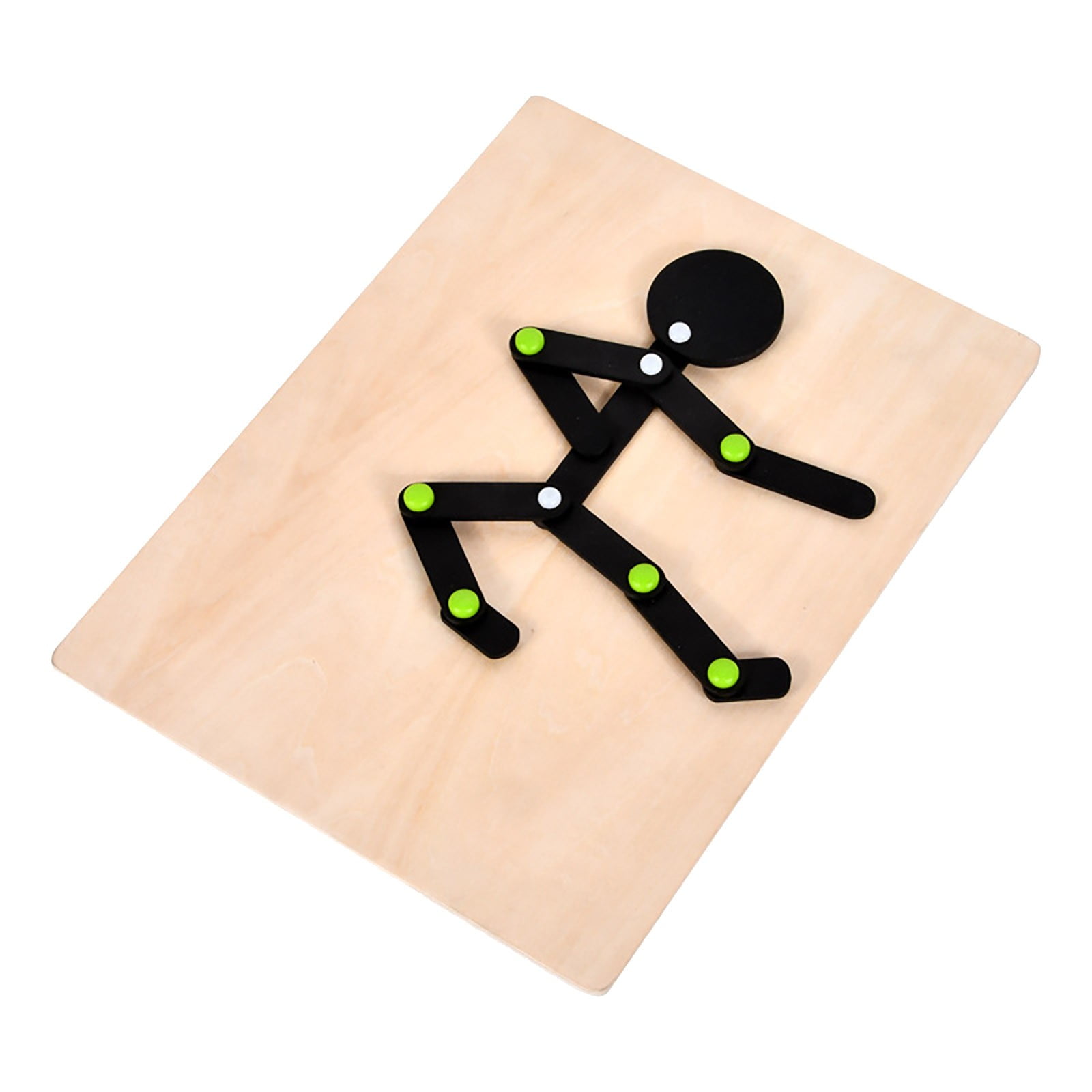 Human Body Matching Puzzle Toy Wooden Sports Figures Toys With Movable ...