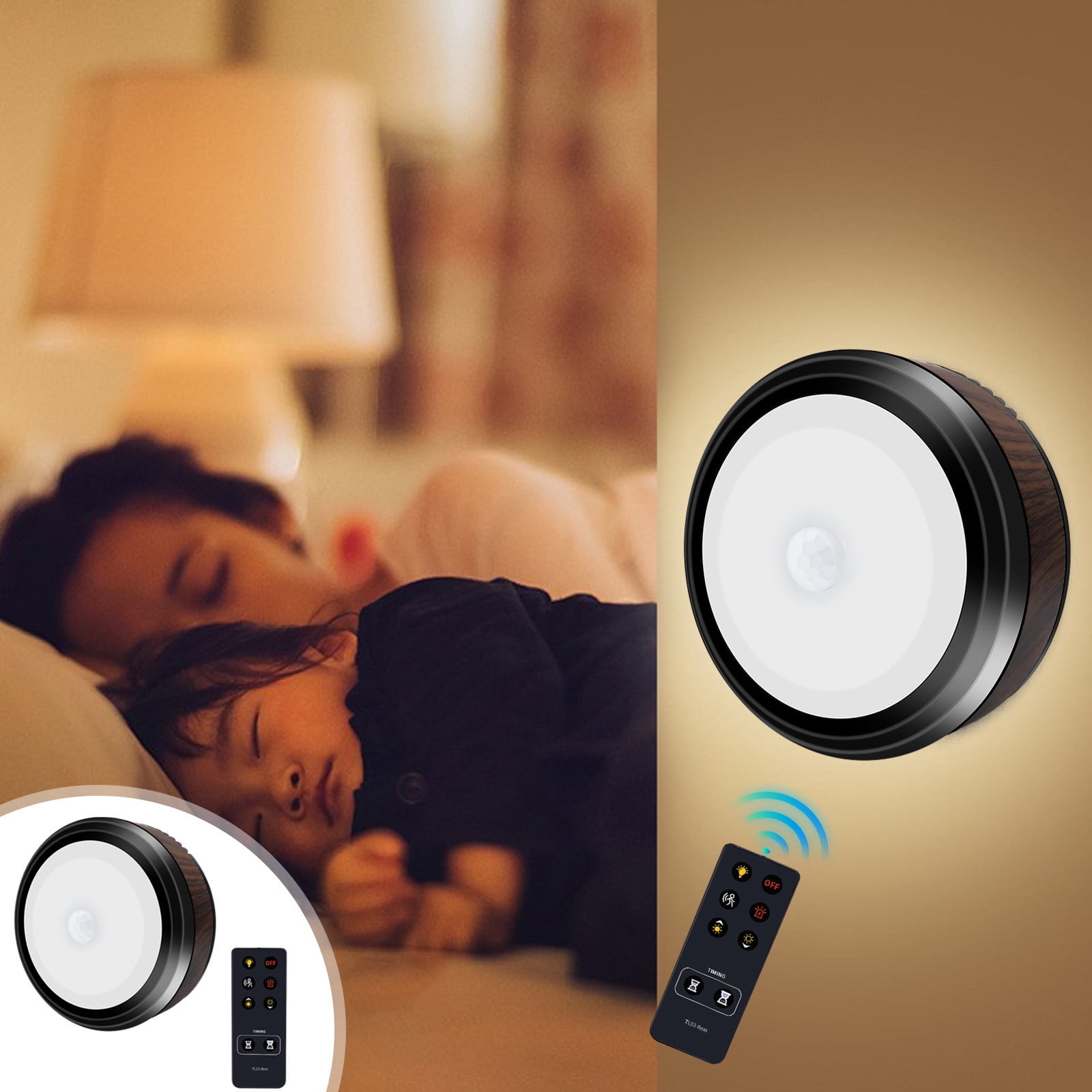 Human Body Motion Sensor Cabinet Light | Brown Plastic | Infrared Night ...