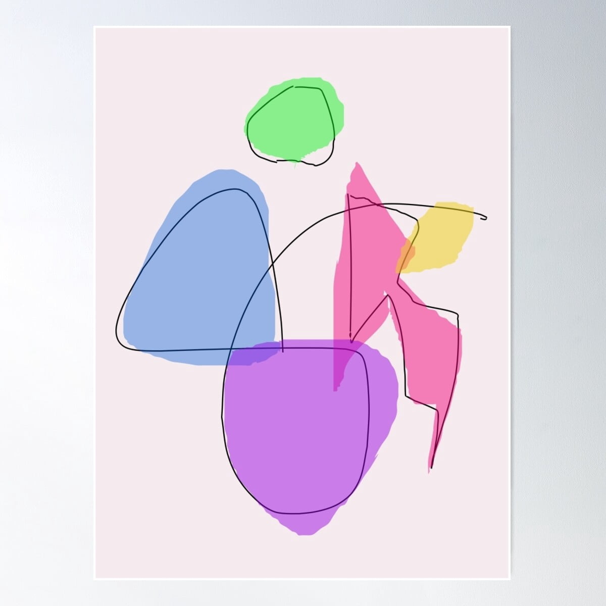 Human Body Poster Wall Art, Modern Wall Decor For Living Room Bedroom ...