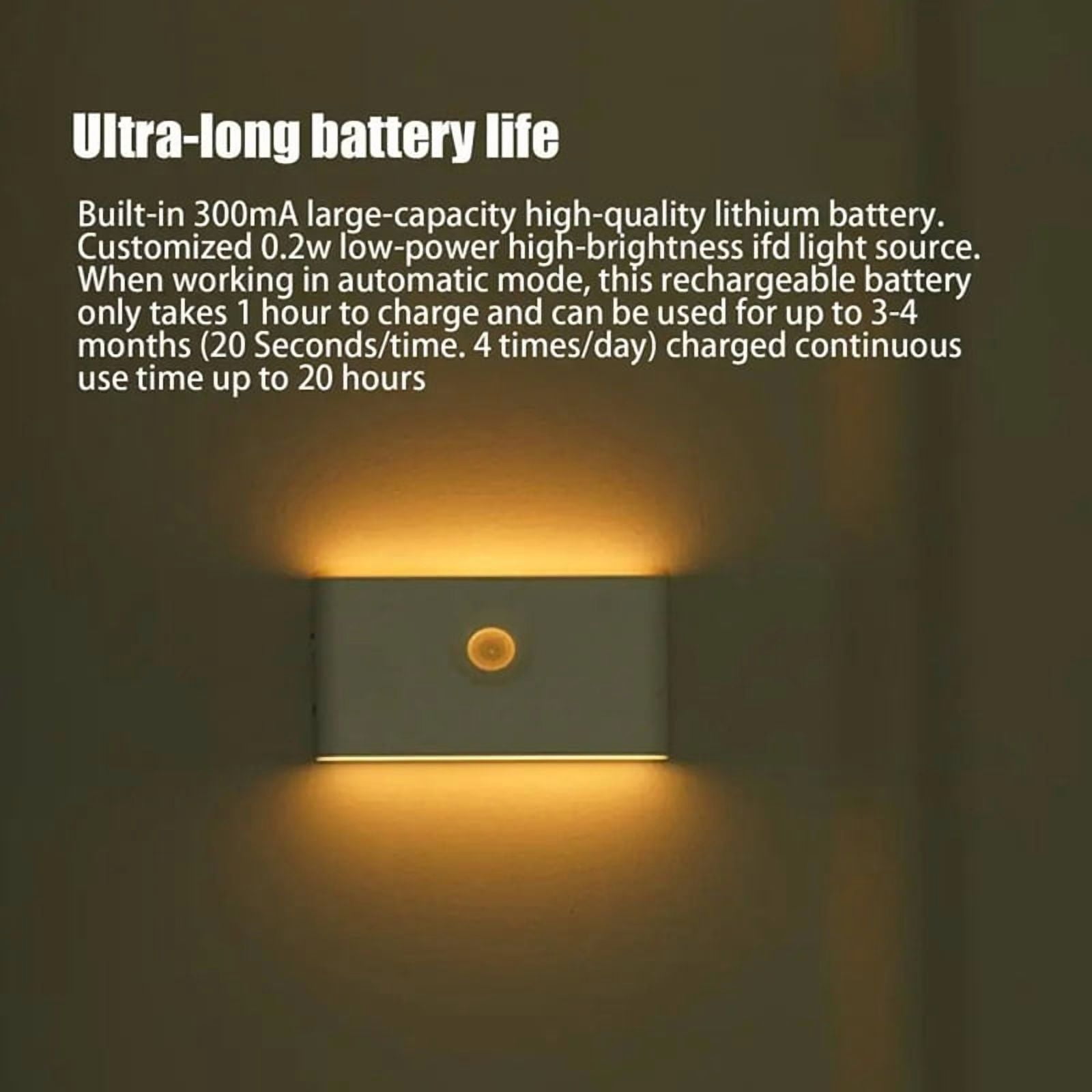 Human Body Sensor Light LED Corridor Body Sensing Night Light ...