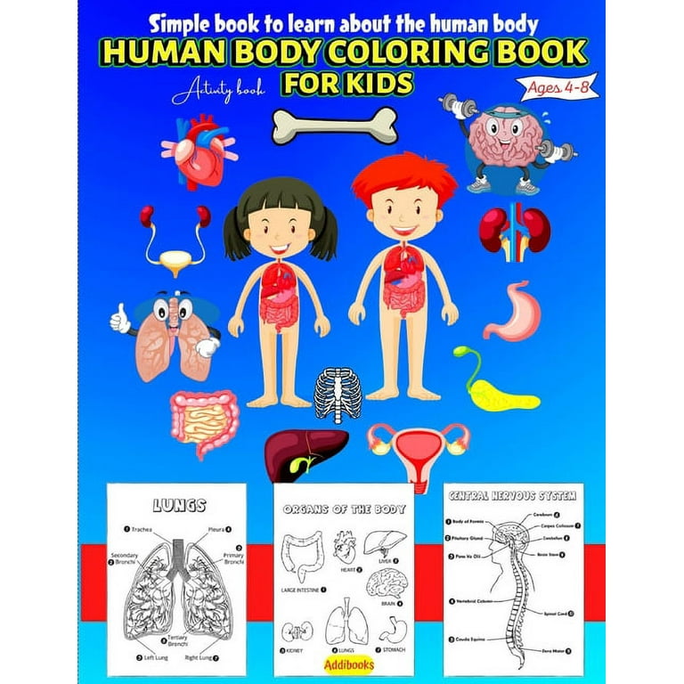 printable body parts coloring pages