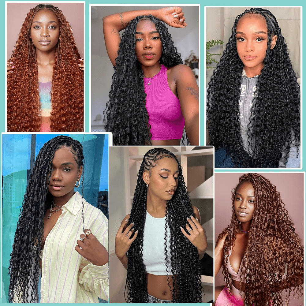 Human Braiding Hair For Boho Braids Deep Water Wave Bulk Human Hair 110g 16 Inch Curly Hair For ...