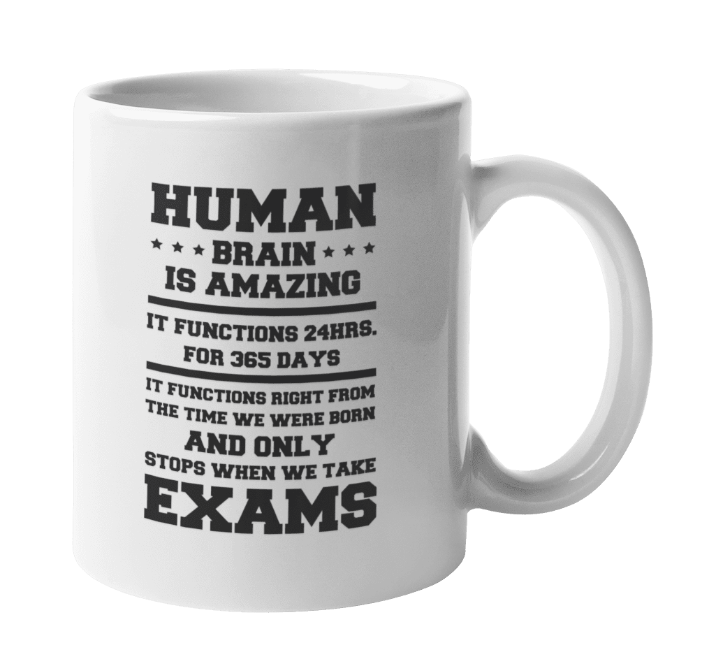 Human Brain Is Amazing Funny Clever Coffee & Tea Gift Mug Cup For ...