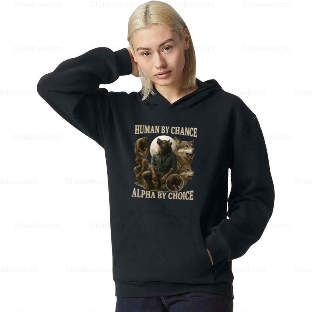 Human By Chance Alpha By Choice Werewolf Meme Funny Gen Z Cringe ...
