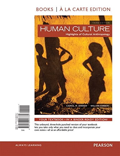 Pre-Owned Human Culture: Highlights of Cultural Anthropology -- Books a ...