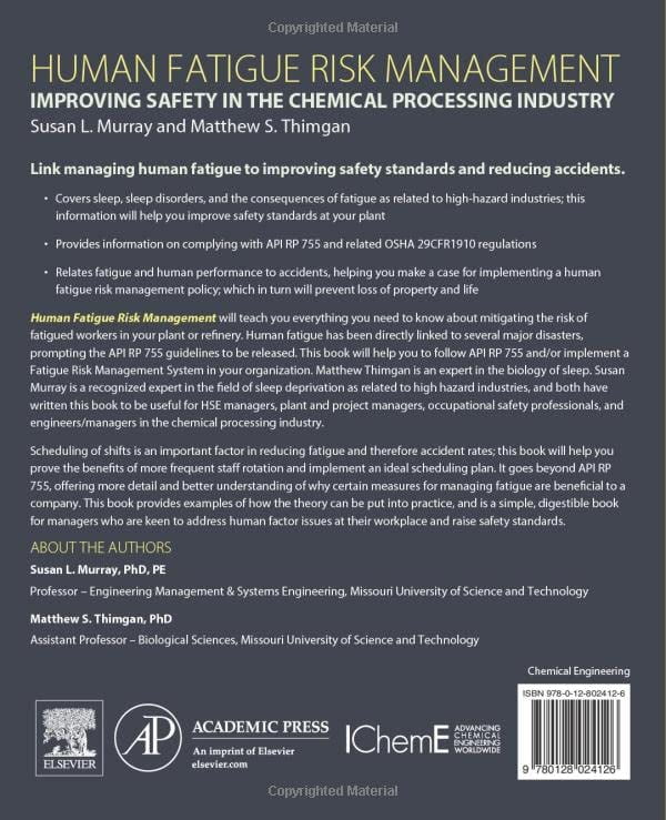 Pre-Owned Human Fatigue Risk Management: Improving Safety in the ...