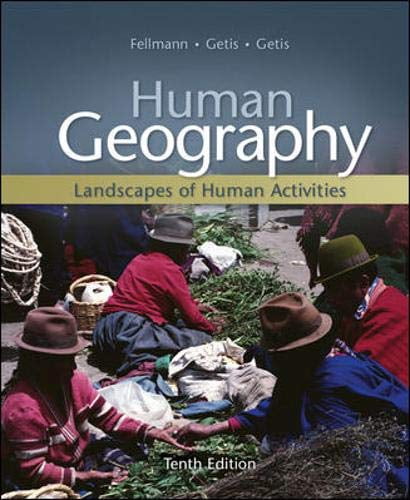 Pre-Owned Human Geography: Landscapes of Human Activities (Hardcover ...