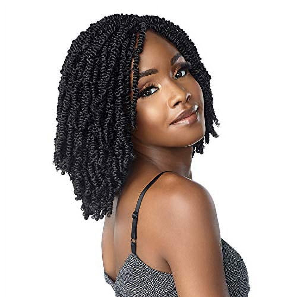Human Hair Braids Empire Afro Bulk 12" (2-PACK, 1B) - Walmart.com
