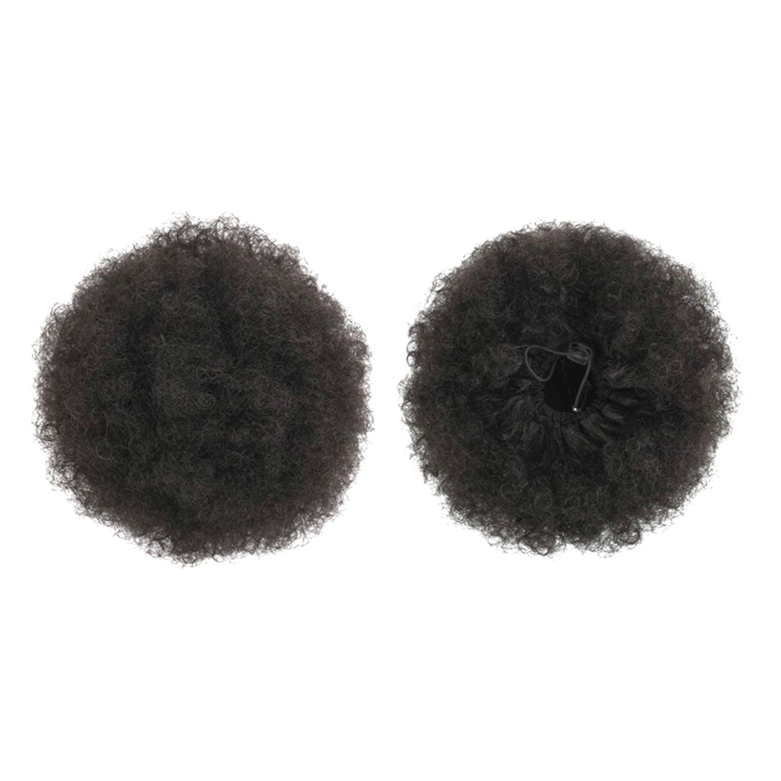 Onedor 12" Synthetic Fiber Natural Textured Curly Ponytail Clip In/On ...