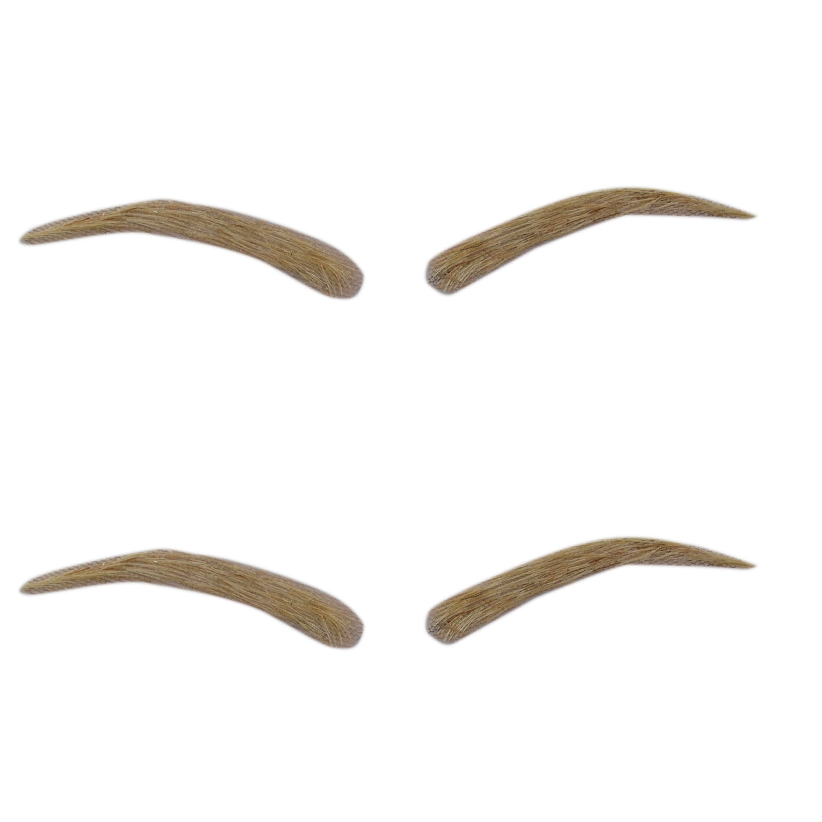 Human Hair Fake Eyebrow #613 Blonde Color Handmade Invisible Reality ...