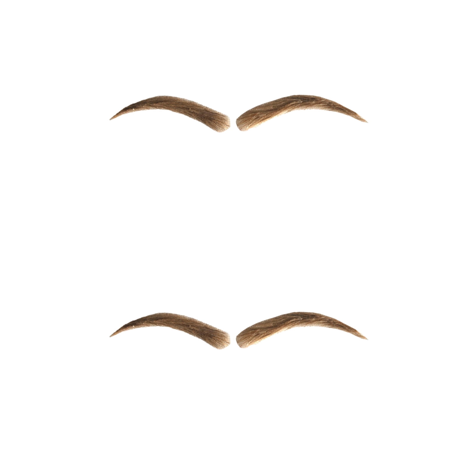 Suncolor Hair Handmade Human Hair False Eyebrows for Women, Dark Blonde ...