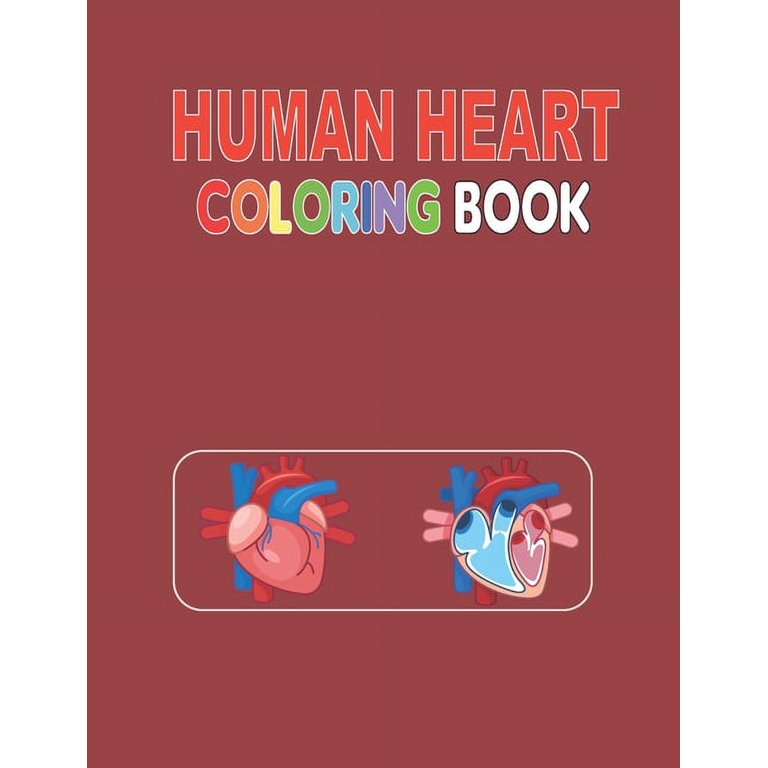 heart diagram coloring pages