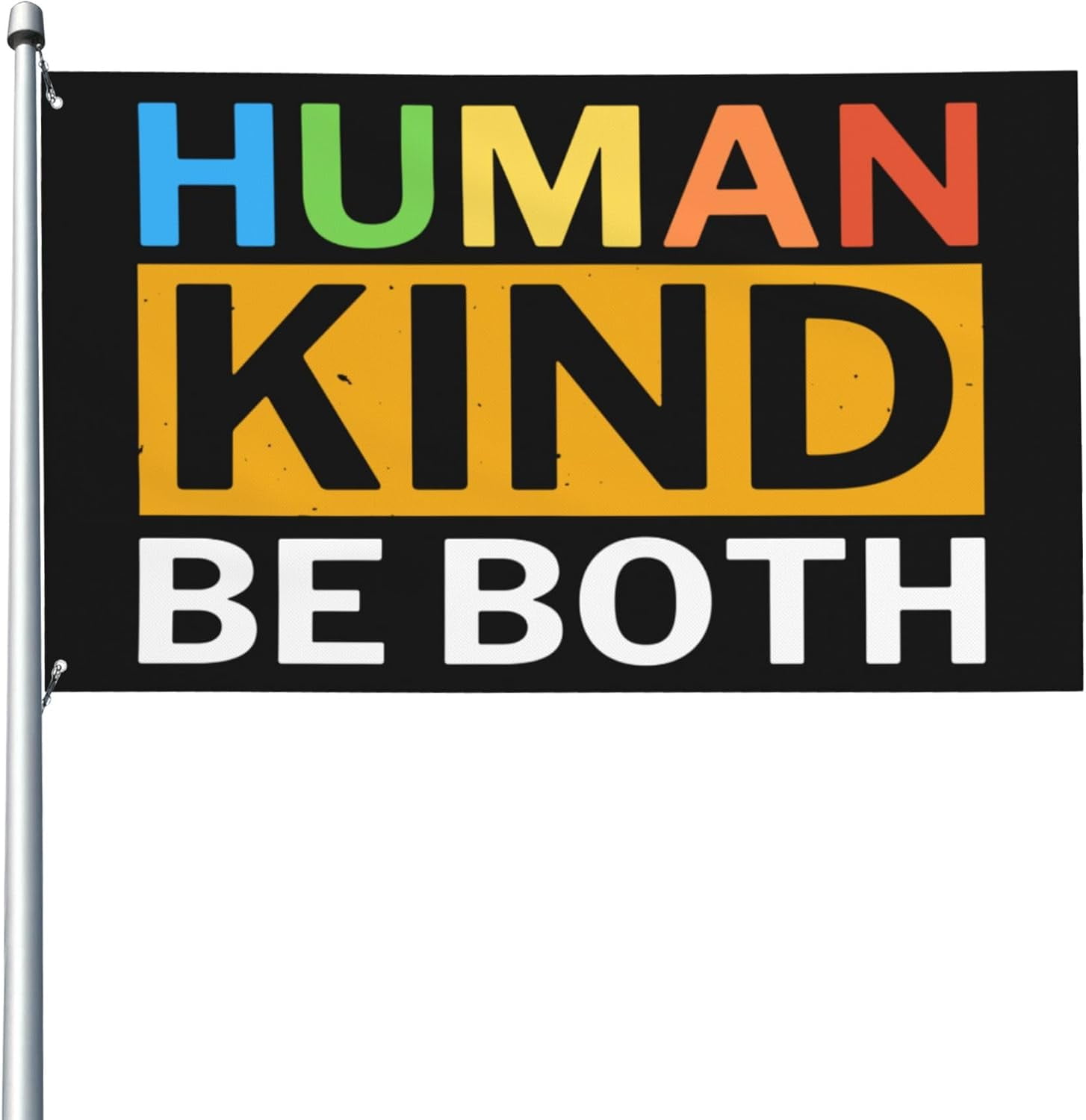 Human Kind Be Both Flag 3x5 Be The Human Be Kind Flag Lgbt Sign Lgbtq ...