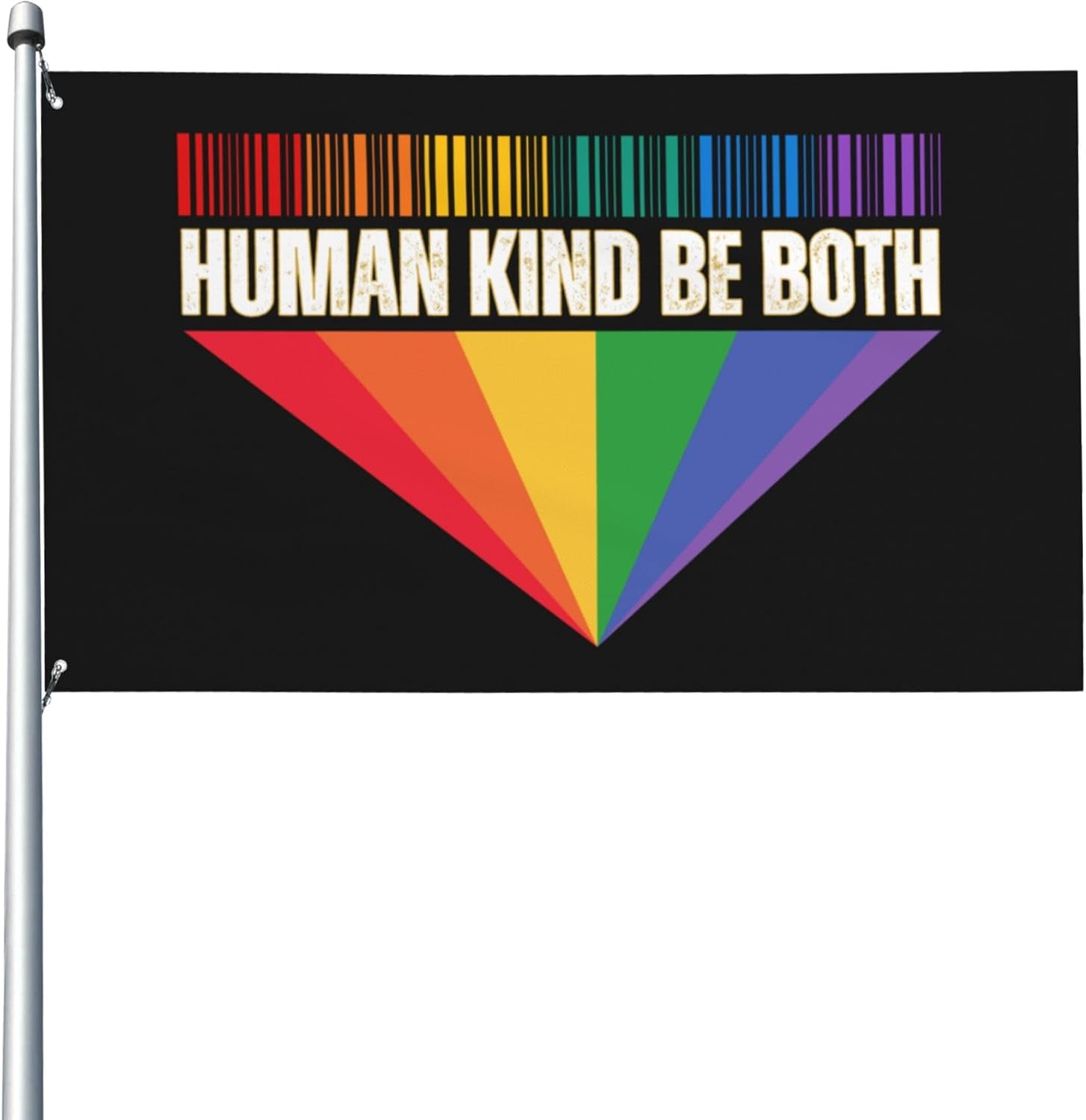 Human Kind Be Both Flag 3x5 Be The Human Be Kind Flag Lgbtq Sign Lgbt ...