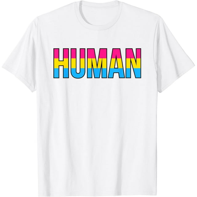 Human Pansexual Flag Gay Pride Month Pan Flag LGBTQ T-Shirt - Walmart.com