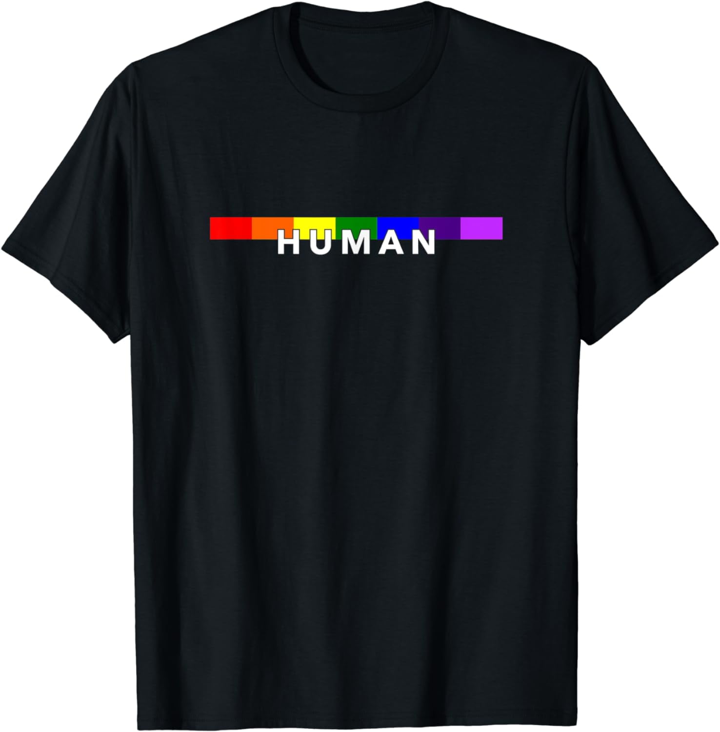 Human Pride Flag Pride Month LGBT Flag LGBT Community T-Shirt - Walmart.com