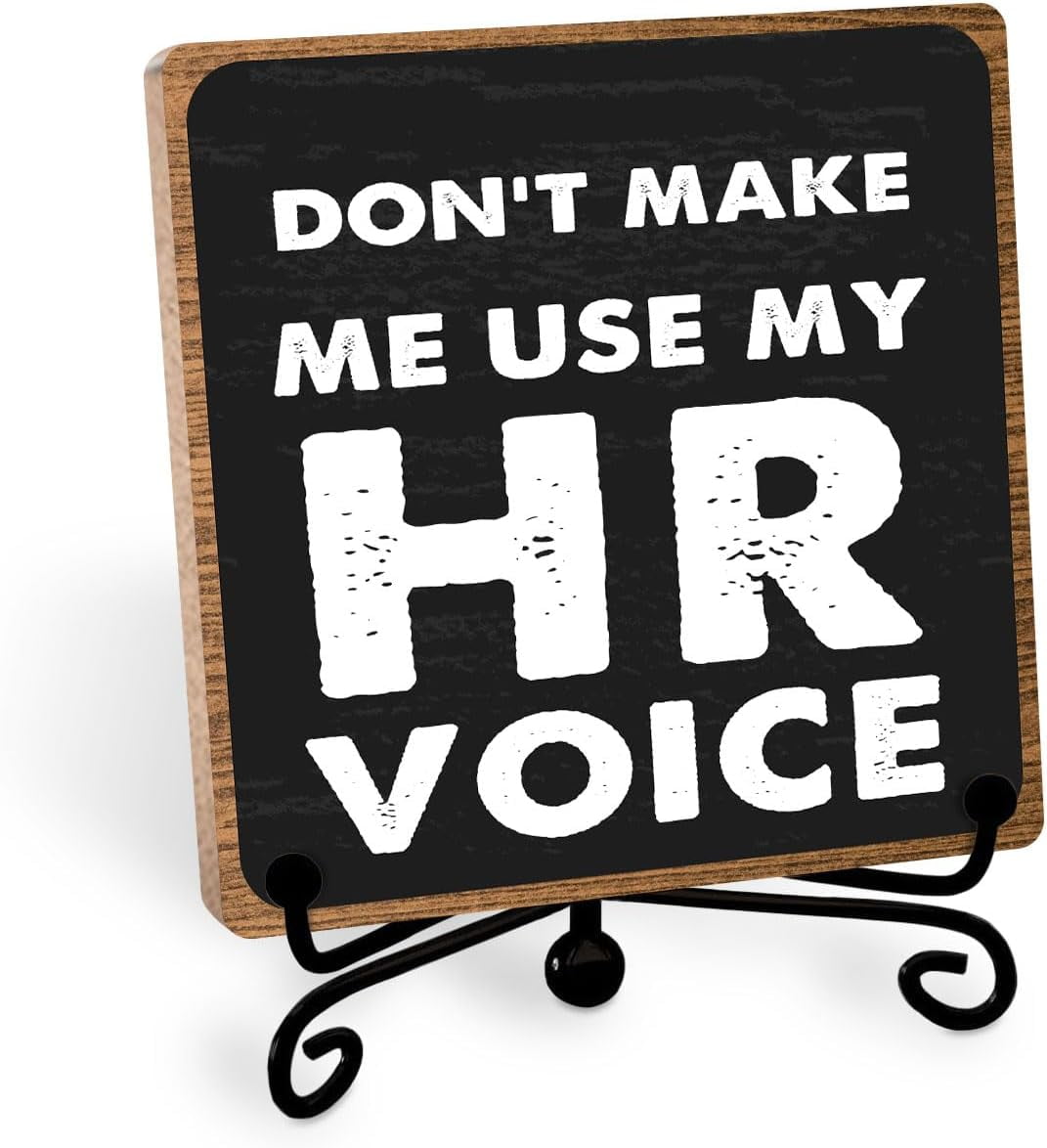 Human Resources Gifts for Women Men, Inspirational HR Office Sign ...