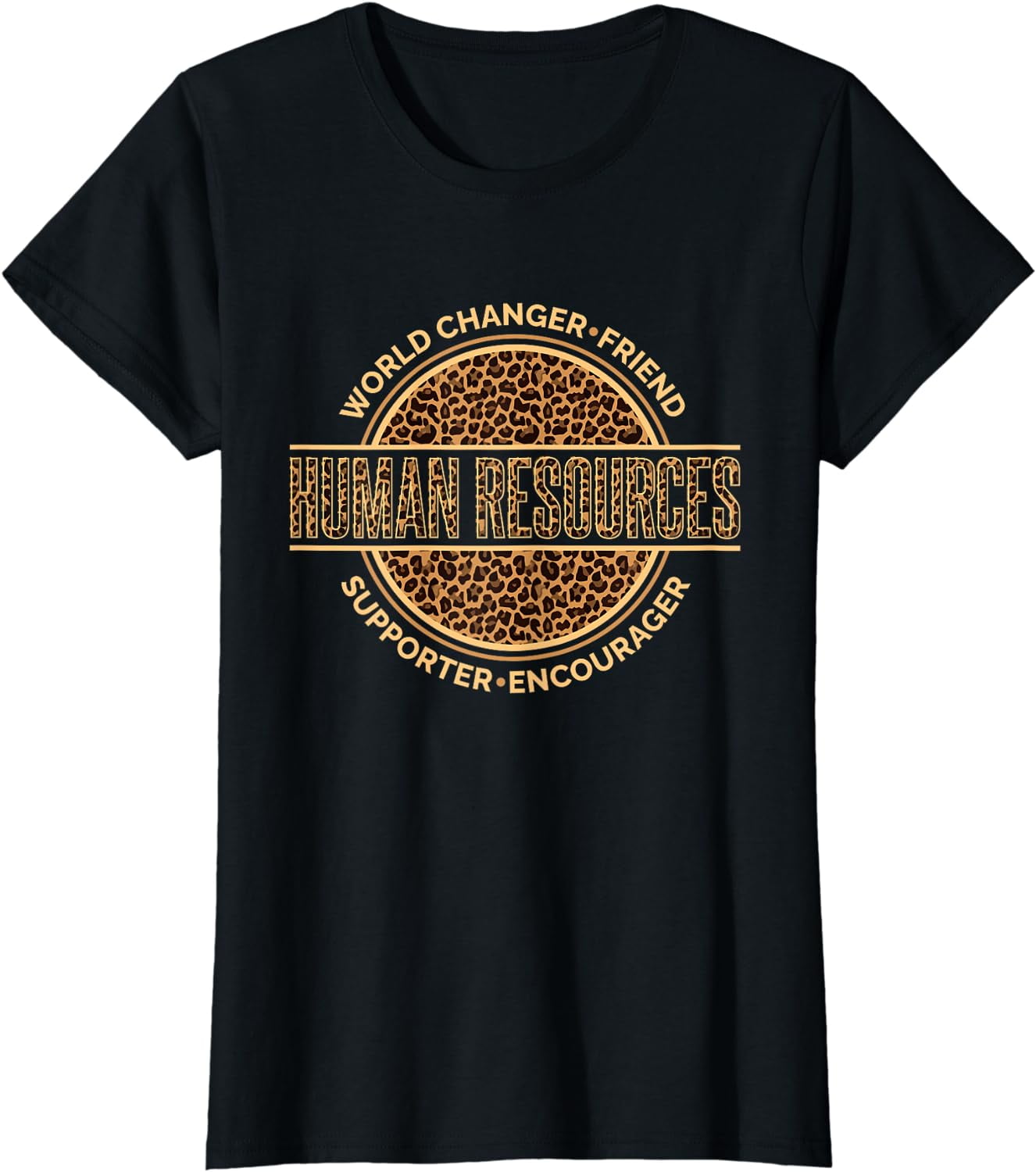 Human Resources Leopard Design for HR Manager Human Resource T-Shirt ...
