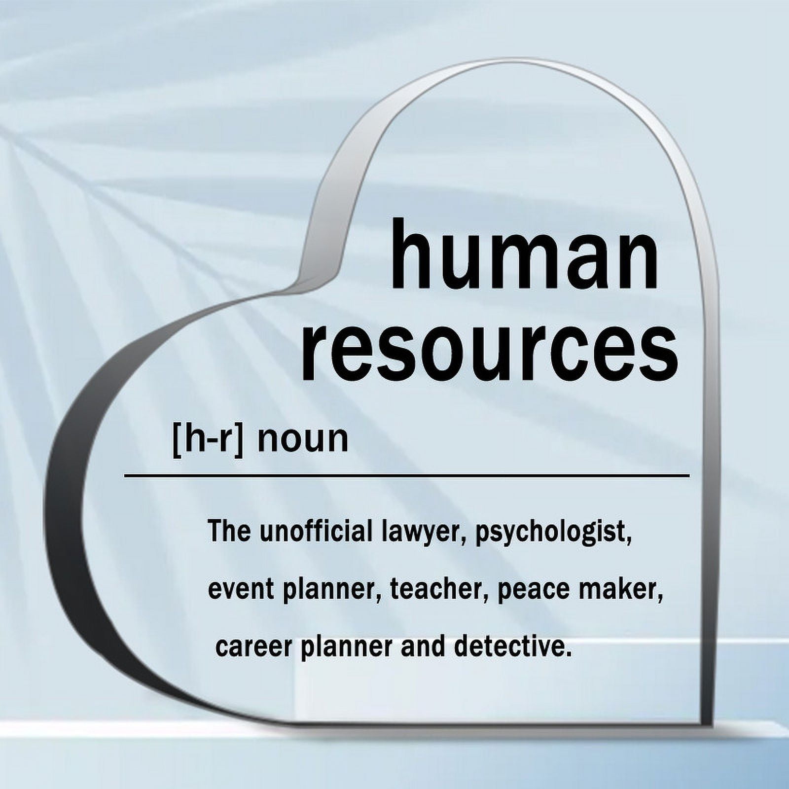 Human Resources Noun Thank You Gifts For Women Appreciation Gifts For ...