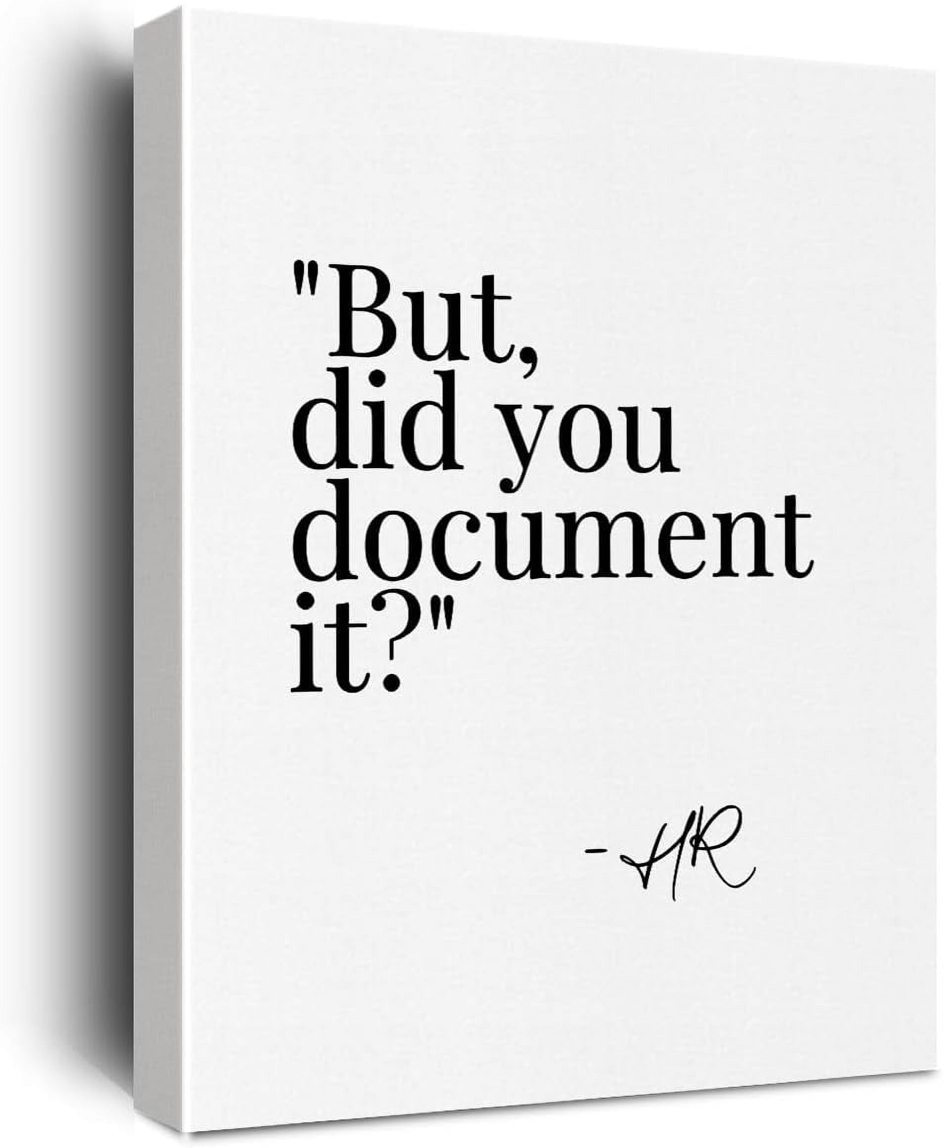 Human Resources Office Decor Canvas Wall Art Framed HR Manager Director ...