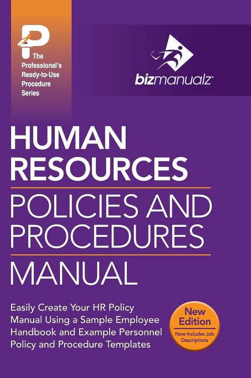 Human Resources Policies and Procedures Manual (Hardcover) - Walmart.com