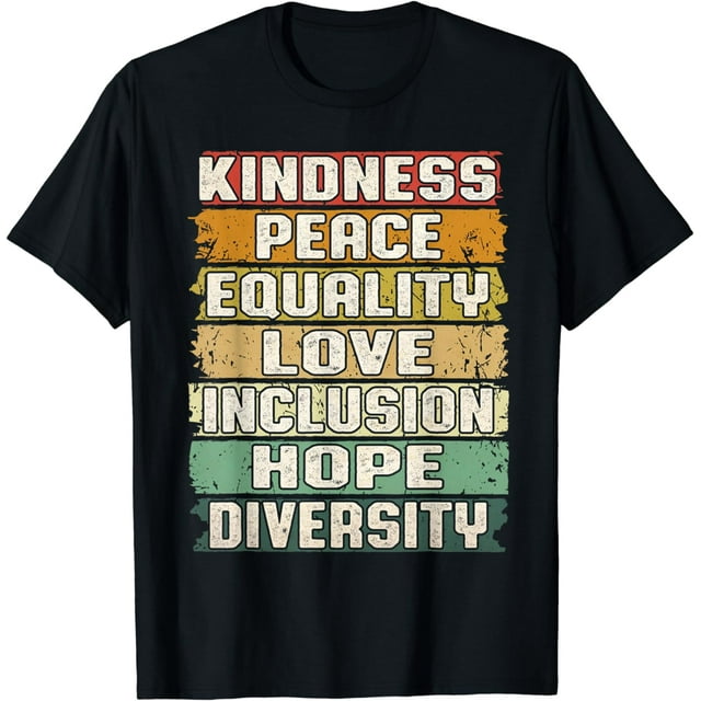 Human Rights - Kindness Peace Equality Inclusion Diversity T-Shirt ...