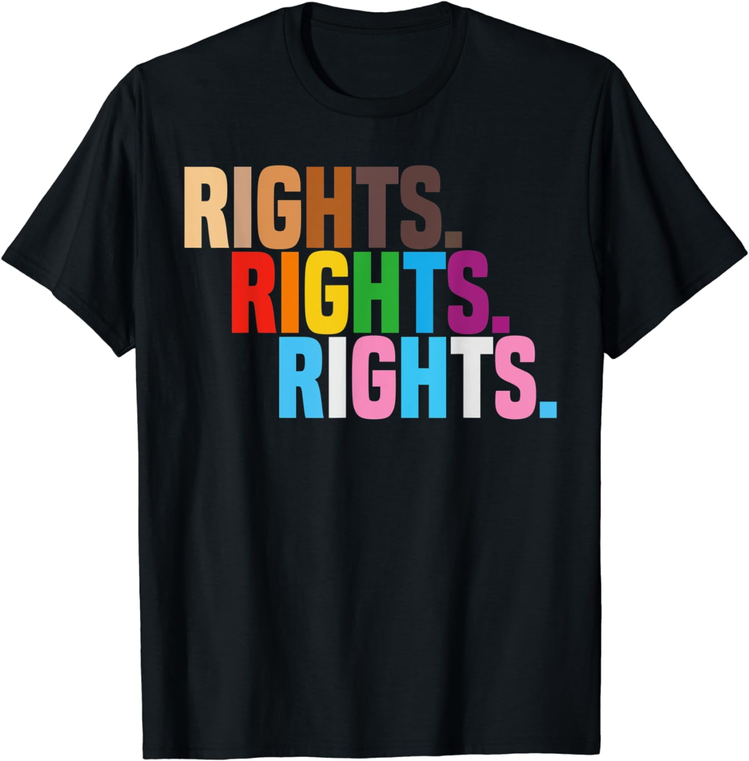 Human Rights LGBTQ Racial Justice Pride BLM Equality Ally T-Shirt ...