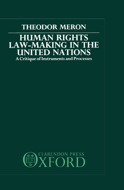 Human Rights Law-Making in the United Nations : A Critique of ...