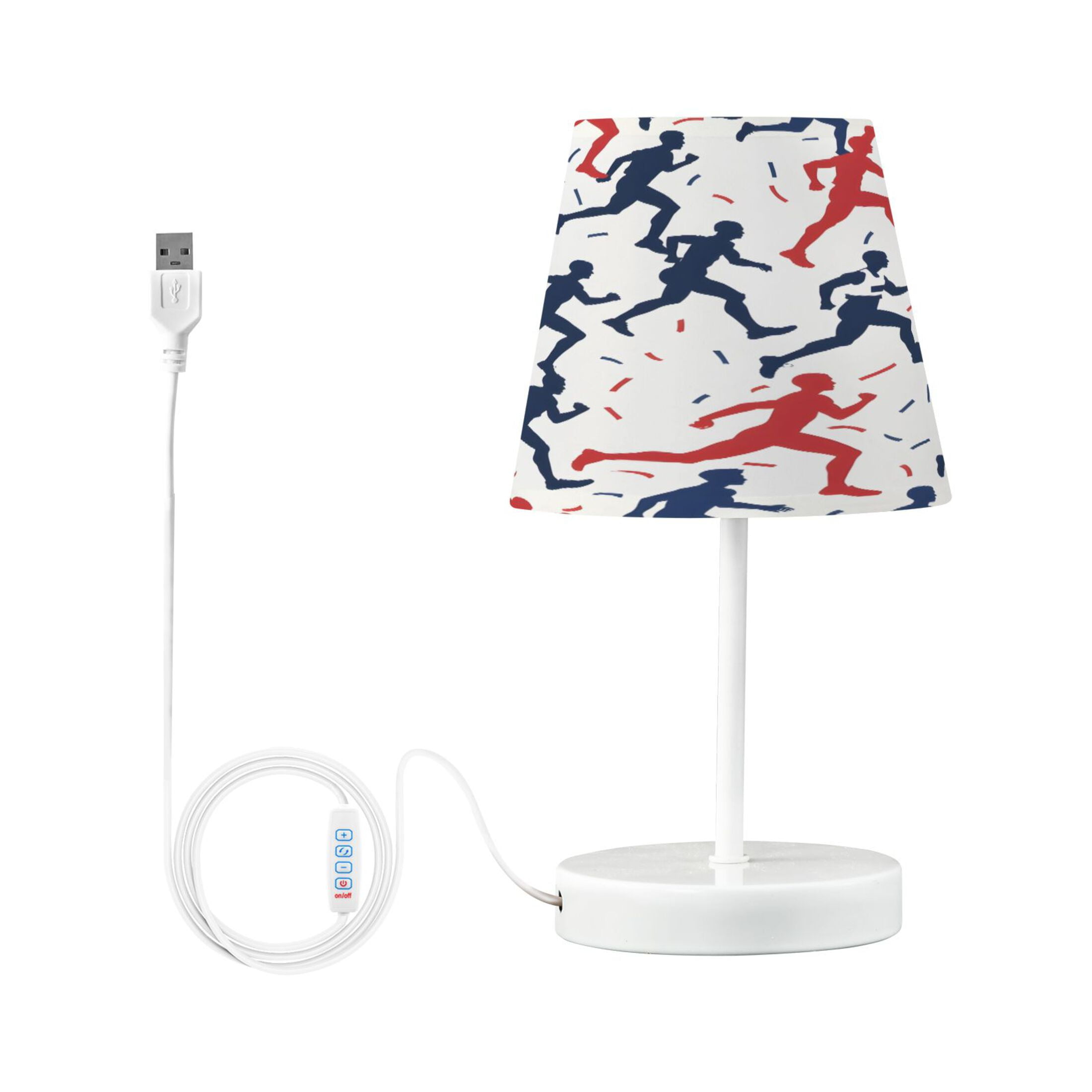 Human Runing Desk Lamp LED Table Nightstand Lamps with 3 Color ...