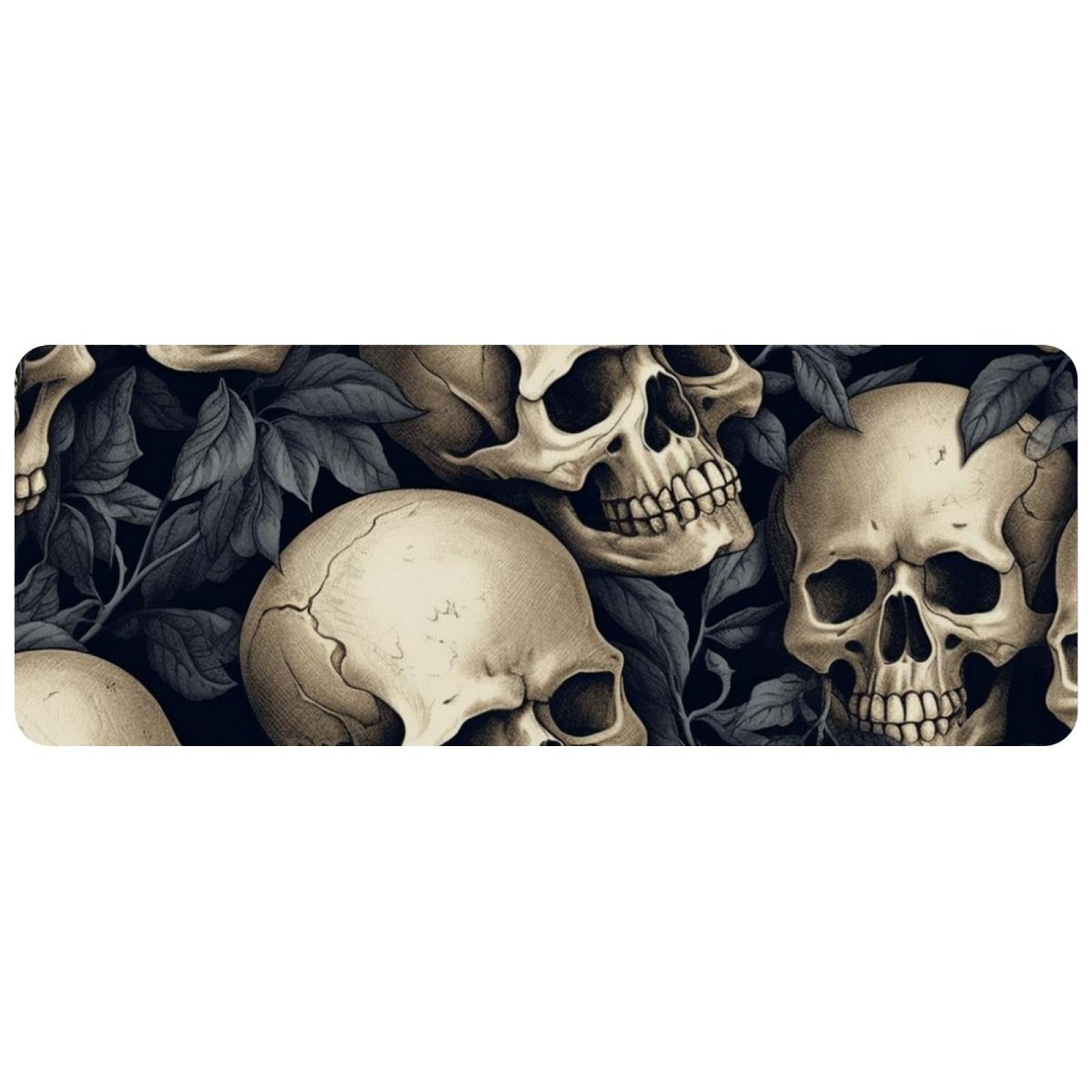 Human Skeleton Skull Mouse Pad, Smooth Mouse Mat, Computer Mouse-pad ...