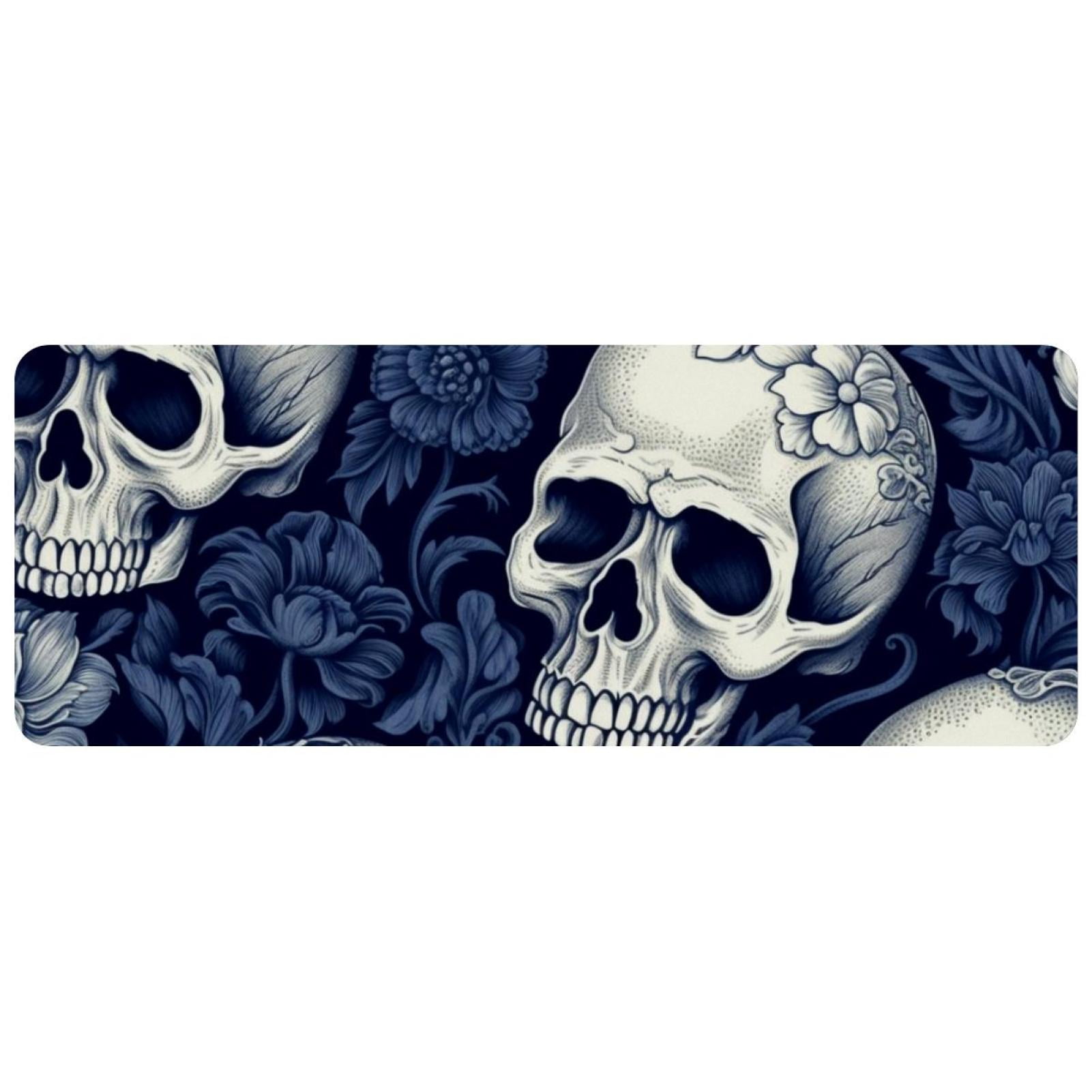 Human Skeleton Skull Mouse Pad, Smooth Mouse Mat, Computer Mouse-pad ...