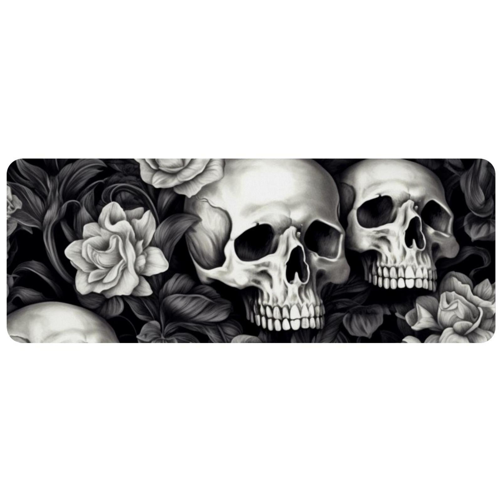 Human Skeleton Skull Mouse Pad, Smooth Mouse Mat, Computer Mouse-pad ...