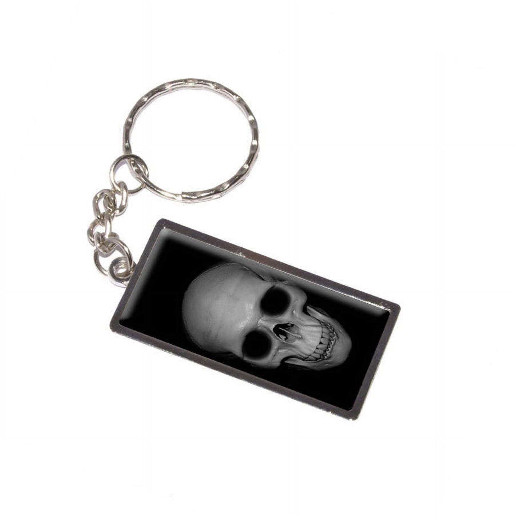Human Skull Front View Keychain Key Chain Ring - Walmart.com