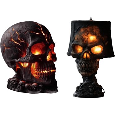Skeletons and More Chandelier Skull-Metal 4 Medium Skulls on Metal ...