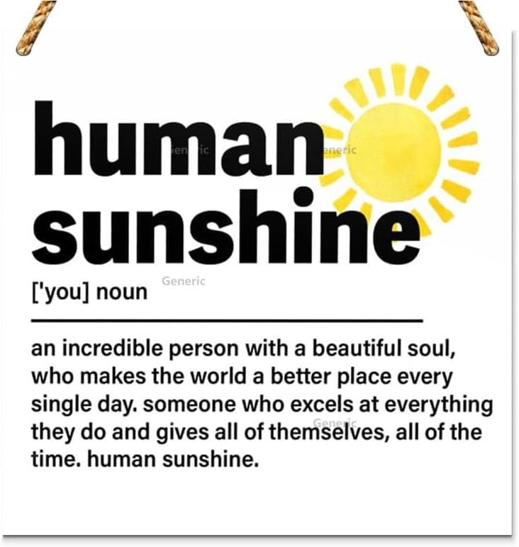 Human Sunshine Gifts, Inspirational Motivational Gifts, Encouragement ...