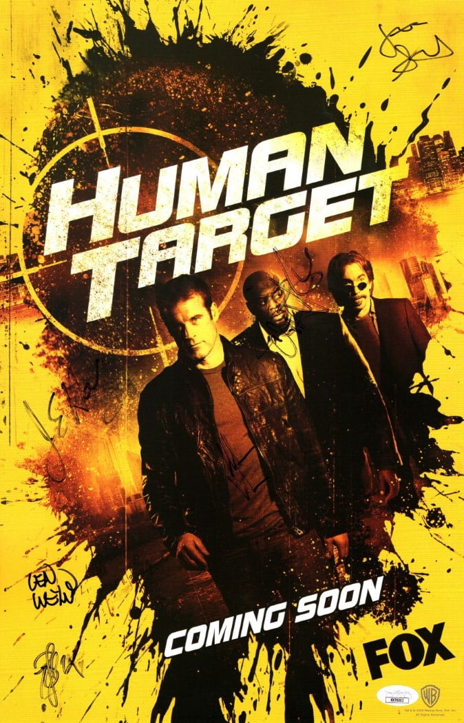 Human Target Cast Signed Autograph 11X17 Poster 6 Autos Valley Haley ...