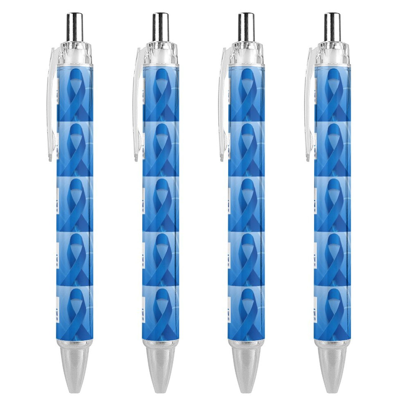 Human Trafficking Awareness Month Blue Ribbon Ballpoint Pen Retractable ...