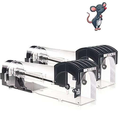 Humane Mouse Traps, 12 inches Enlarged No Kill Rat Live Traps for ...