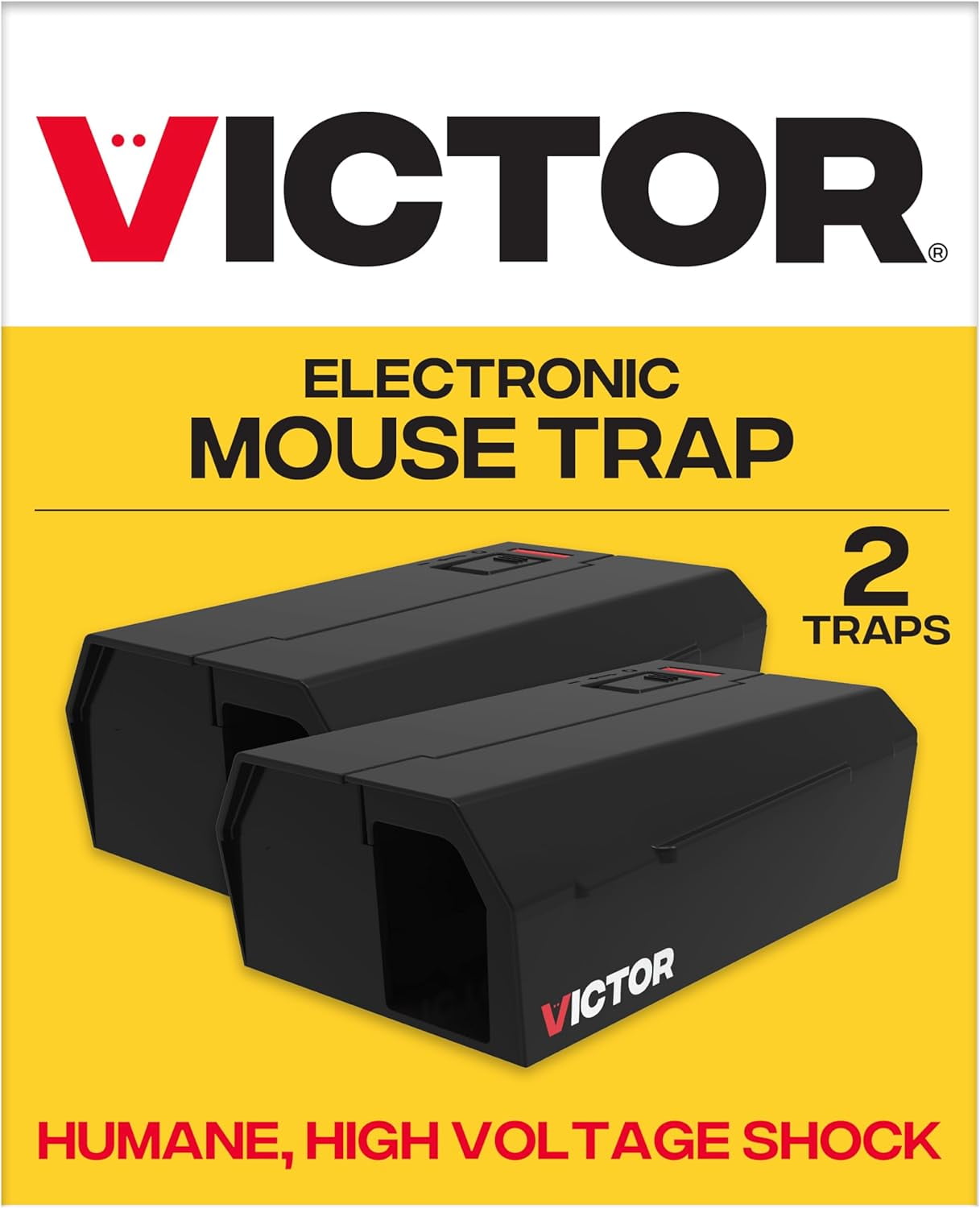 Humane Mouse Traps Indoor for Home - M250BSR-2 - No Touch Electric ...